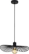 Toolight Toolight, závěsné svítidlo 41cm, 1xE27, APP1840-1CP, černá, OSW-07061