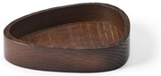 Hnědý dekorativní dřevěný úložný box 14x12,5x3 cm Curve S – LIND DNA