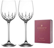 Diamante sklenice na bílé víno Classic 230 ml 2KS