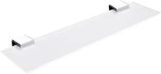 Nimco Kibo - Polička, délka 50 cm, matné sklo/chrom Ki 14091B-50-26