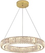 Toolight Toolight, LED závěsné svítidlo 24W 4000lm APP1079-CP, zlatá, OSW-08891