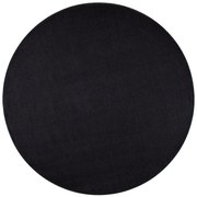 Hanse Home, Kusový koberec Nasty 102055 Schwarz kruh, 133x133 (průměr) kruh, černá, chodba / předsíň