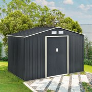 Juskys Zahradní domek XL 277×191×192 cm - antracit