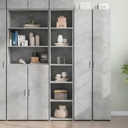 Skříň highboard betonově šedá 40 x 41 x 185 cm kompozitní dřevo