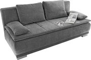 XXXLutz ROZKLÁDACÍ POHOVKA, textil, kompozitní dřevo, tmavě šedá MID.YOU - Rozkládací pohovky - 002220004102