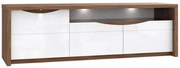 Tv Stolek Saint Tropez 187cm Dub Sangallo/Bílý