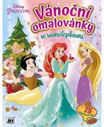 Jiri Models Vánoční omalovánky se samolepkami Disney Princezny