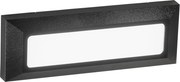 FAN LED-W-OASIS-NER LED venkovní nástěnné svítidlo Oasis (černé) 3 W, 370 lm, CCT 3000 / 4200 / 6500 K, 23 x 8 x 3 cm - FANEUROPE