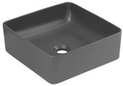 COMAD UM-6276 SLIM 40 GREY DP - Umyvadlo na desku SLIM 37x37 cm matná šedá