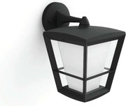 Philips Hue Econic - Chytré nástěnné venkovní LED svítidlo, černá 915005732301