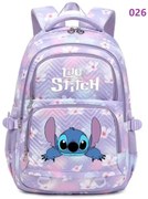 Kvalitní školní batoh "Lilo & Stitch" - fialový s různými motivy Motiv: 026