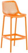 Plastová barová židle Air - Oranžová