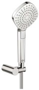 Ideal Standard IdealRain Evo - Set sprchové hlavice Diamond 115, hadice s ruční sprchou, 3 proudy, chrom B2405AA