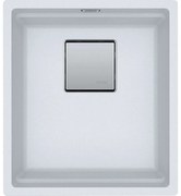 Franke Kubus 2 - Fragranitový dřez KNG 110-37, 41x46 cm, bílá-led 125.0672.041