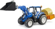 Bruder 02187 new holland s nakladačem, sklápěcím boxem a vidlemi