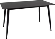 Jídelní stůl RION 130x70 cm s keramickou deskou, černý mramor