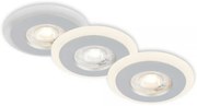 Briloner 7039034-SADA 3xLED Koup podh svítidlo 3xLED/5W/230V IP44 matný chrom