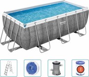 Bestway Bazénový set Power Steel obdélníkový 412 x 201 x 122 cm