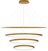 Toolight Toolight, závěsné svítidlo 100cm, 60W, 3000K, LHJ010-CP4, zlatá matná, OSW-50003