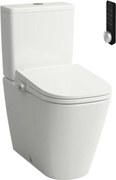 Laufen Cleanet Meda - Stojící elektronický bidet s keramikou, vario odpad, Rimless, SoftClose, bílá H606110000S002