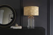 Moderní skleněná stolní lampa Aura 55cm
