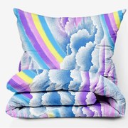 Bavlněné povlečení Obláčky Zapínání: knoflík, Velikost polštáře: 70x90, Velikost přikrývky: 140x200