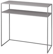 Světle šedý kovový konzolový stolek 35x85 cm Fera – Blomus