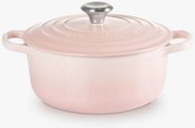 Le Creuset Signature - Pekáč kruhový s poklicí, objem 2,4 l, shell pink 21177207774430