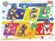 Trefl Vkládačka/Puzzle deskové obrysové dřevěné Tlapková patrola/Paw Patrol ve fólii 30x22cm 18m+