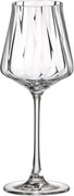 Crystal Bohemia Cettia optic sklenice na víno 370 ml 6 ks