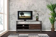 Designový TV stolek Yashpal 120 cm hnědý