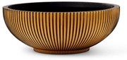 Capi Nature Groove Bowl Black Gold Ø 40 cm / V 15 cm