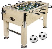 GamesPlanet® Profi stolní fotbálek Leeds, 140 x 73 x 87 cm, světlý dekor M02463