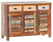 furniture-nabytek.cz - Masivní komoda Wakefield z recyklovaného dřeva, lakovaná, vícebarevná – 122×42×90 cm