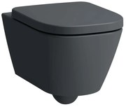 Laufen Meda - Závěsné WC, Rimless, matný grafit H8201107580001