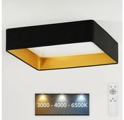 Brilagi - LED Stmívatelné svítidlo VELVET SQUARE LED/24W/230V + DO černá