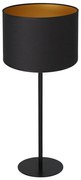 Stolní lampa ARDEN 1xE27/60W/230V pr. 25 cm černá/zlatá