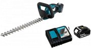 Makita Zahradní technika - 18V AKU plotové nůžky 50 cm, 1x aku 3,0 Ah LXT, nabíječka DUH506RF