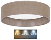 Brilagi - LED Stropní svítidlo VELVET LED/24W/230V 3000/4000/6400K hnědá