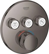 Sprchová baterie GROHE Grohtherm Smartcontrol bez podomítkového tělesa hard graphite 29121A00