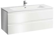 Laufen Pro S - Skříňka s umyvadlem, 120x55x50 cm, 2 zásuvky, matná bílá H8619674631041