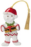 Villeroy & Boch Závěsná porcelánová ozdoba Christmas Classics 2025, Perníček, 11 cm 14-8675-4357