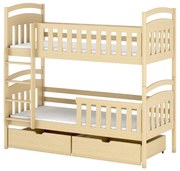 Lano Furniture Dětská patrová postel Sebus borovice Rozměr (cm): 80x160