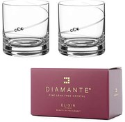 Diamante Silhouette sklenice na whisky 310 ml 2 ks