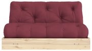 Vínová rozkládací pohovka 145 cm Flip – Karup Design