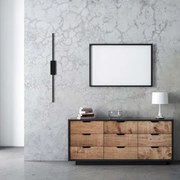LED Nástěnné svítidlo AISHA LED/12W/230V 4000K 80 cm černá