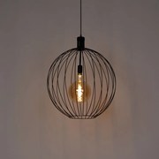 Závěsné designové svítidlo do obývacího pokoje Wirren 60 Nero