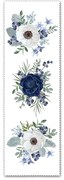 Běhoun na stůl 40x130 cm Blue Rose – Minimalist Cushion Covers