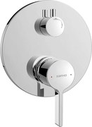 Sapho Iconic - Baterie pod omítku pro 2 spotřebiče, s tělesem, chrom AF042