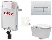 Cenově zvýhodněný závěsný WC set Alca k zazdění + WC SAT Brevis SIKOAW9